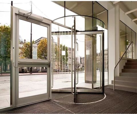 Exquisite Technology Two-wing Automatic Revolving Door for Office Buildings