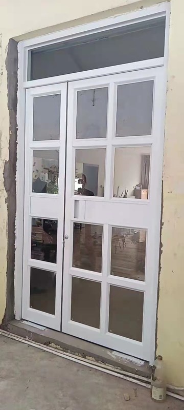 Frameless Double Pivot Door 36 Inch French Doors