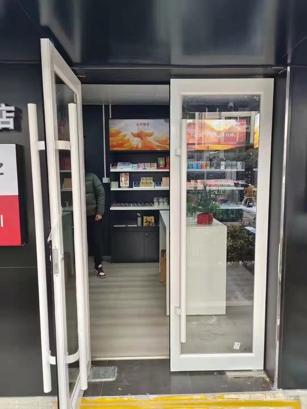 Frameless Double Pivot Door 36 Inch French Doors